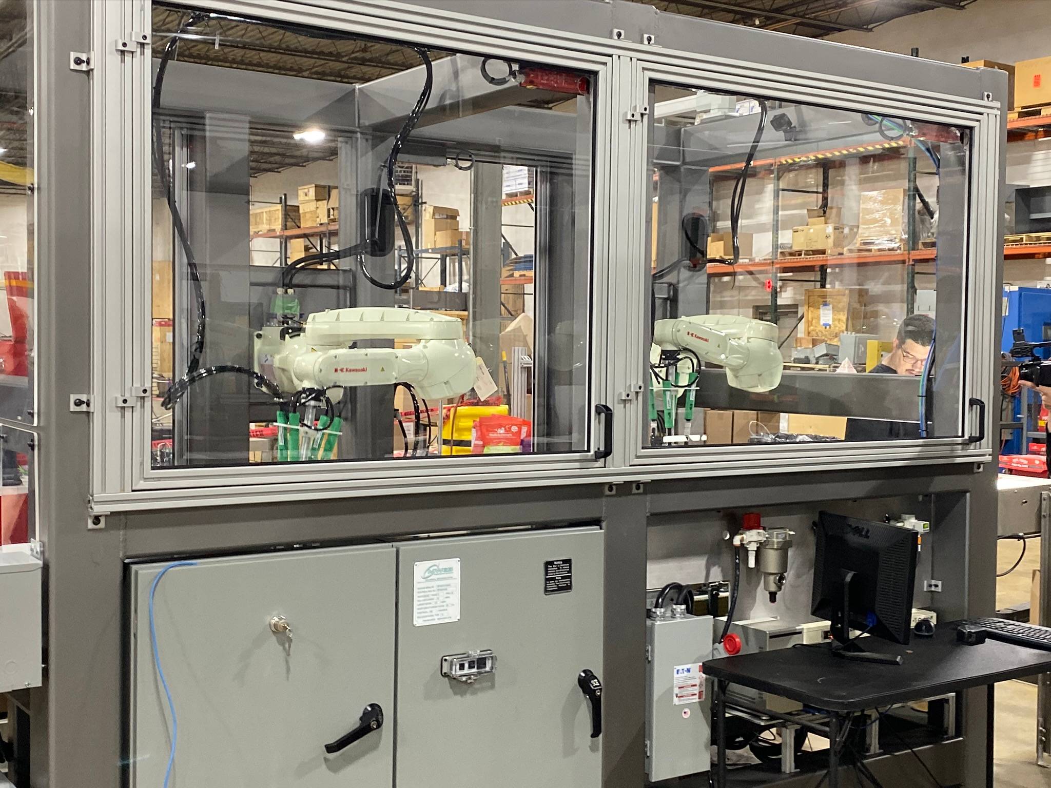 Vision-Guided Box Packing Using Inverted Robots | Industrial Robots by ...